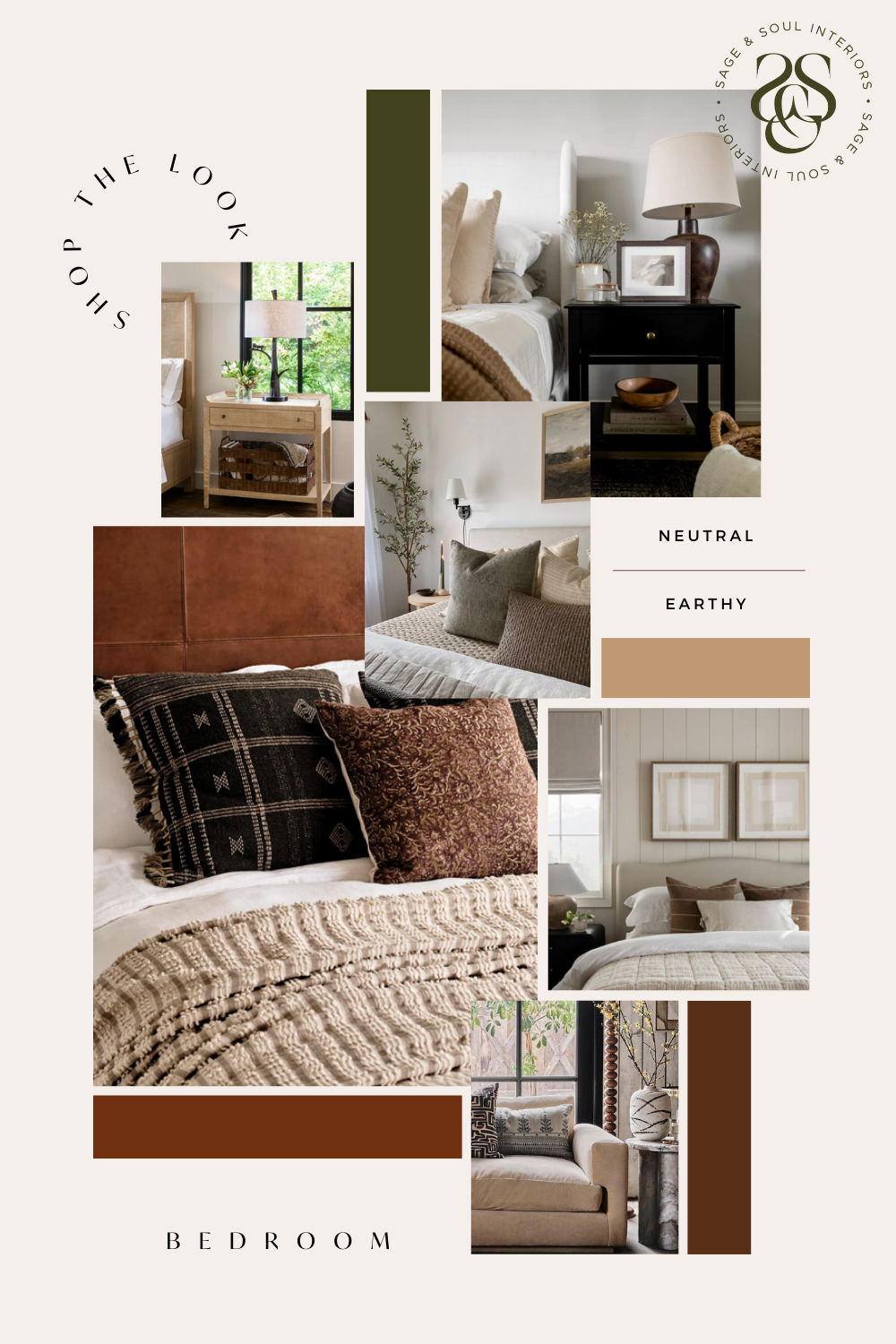 Neutral Earthy Bedroom Collection