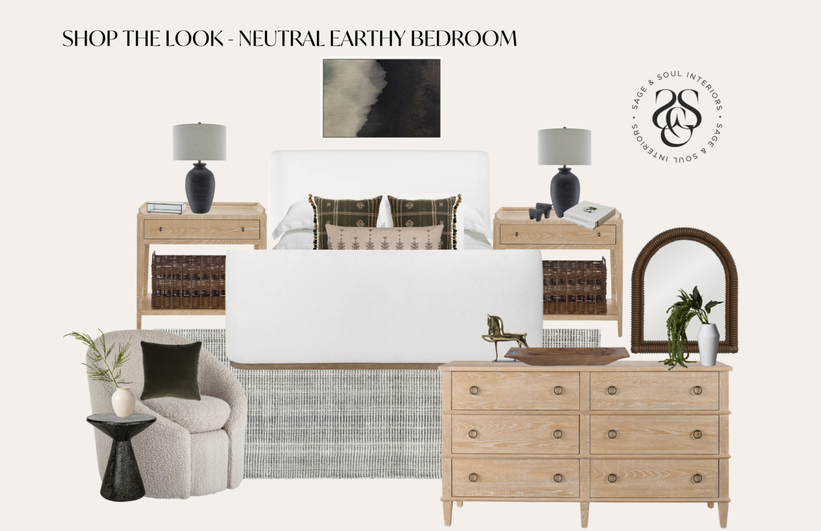 Neutral Earthy Bedroom Collection