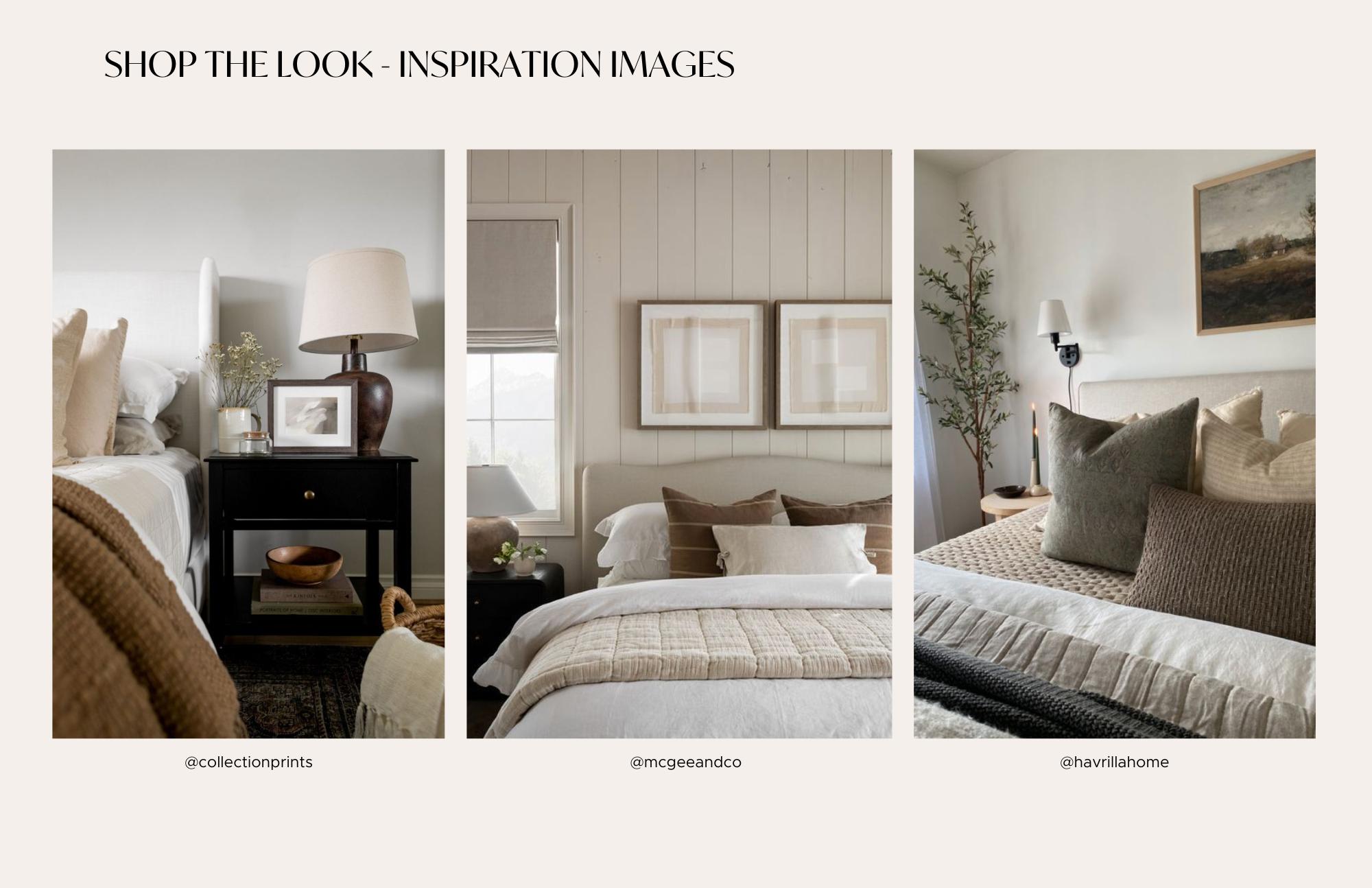 Neutral Earthy Bedroom Collection